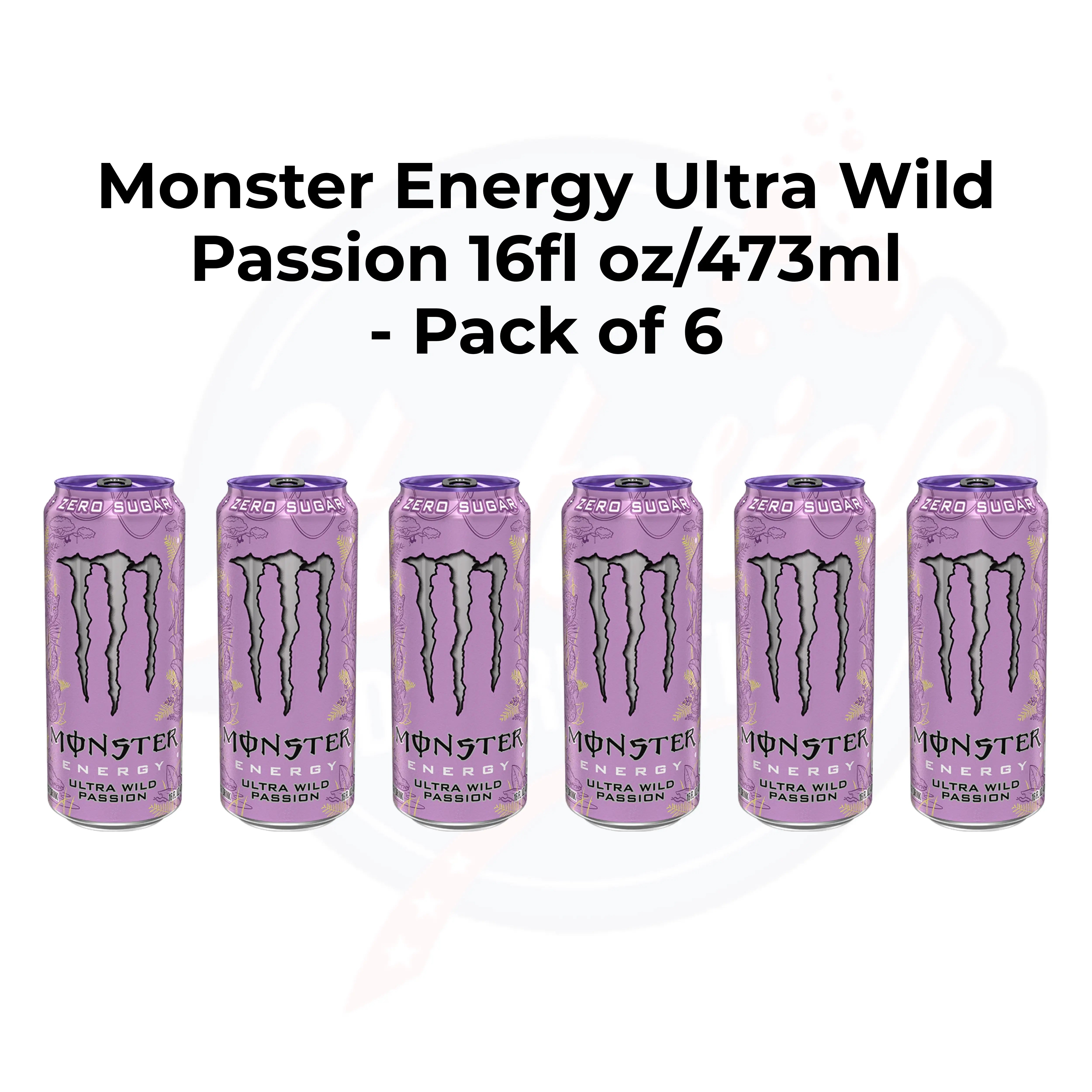 Monster Energy Ultra Wild Passion 16fl oz/473ml - Pack of 6 – Stateside ...